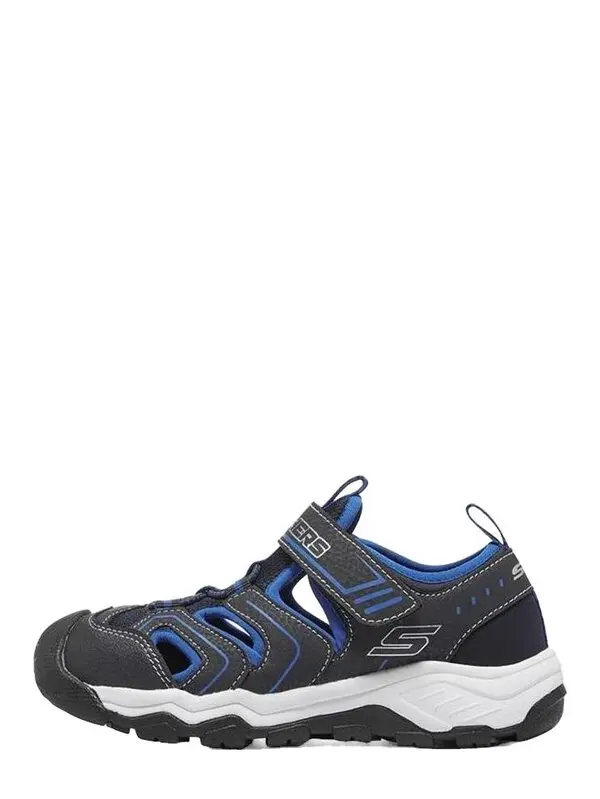 Sketchers Solar Quest Sandals - Navy Blue/white/black