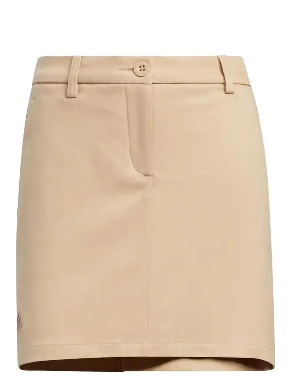 Adidas Play Green Twill Skirt - Beige