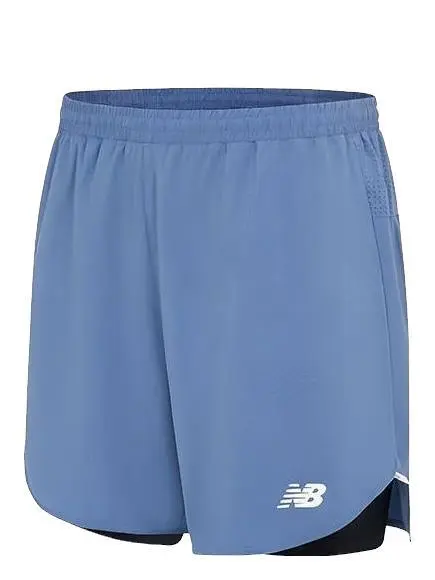 NEW BALANCE Q Speed 6 Inch 2-in-1 Short - Mercury Blue