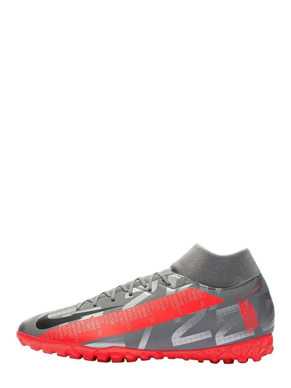 Nike Mercurial Superfly Academy Tf Turf 'grey Red - Grey/red