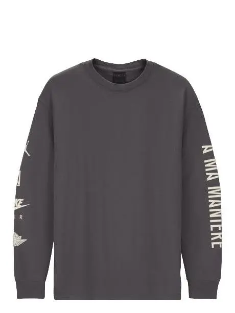 JORDAN X A Ma Maniere Long Sleeves T-shirt Asia Sizing - Grey