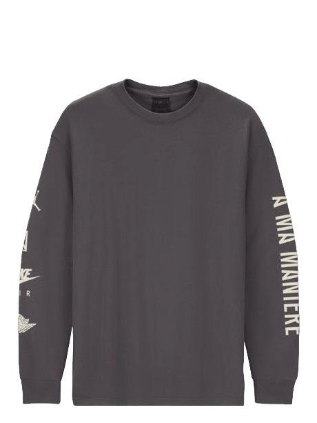 JORDAN X A Ma Maniere Long Sleeves T-shirt Asia Sizing - Grey