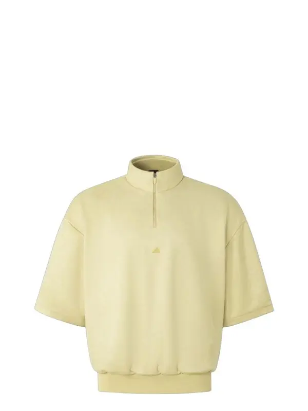 Adidas Sueded 3/4 Half-zip Sweatshirt - Halo Gold