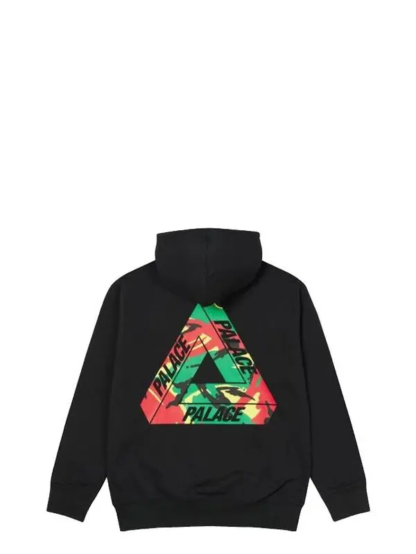 PALACE Logo Print Hoodie - Black