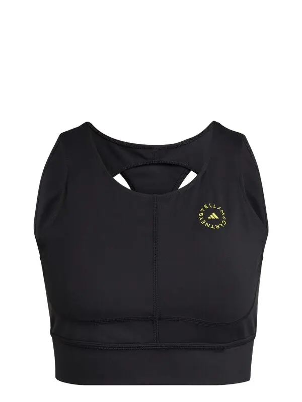 Adidas By Stella Mccartney Truepurpose Training Crop Top - Black