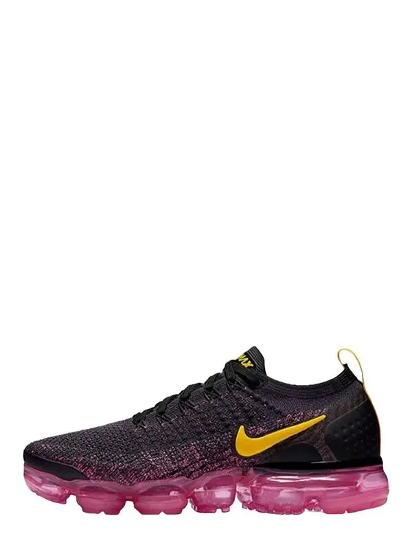 Nike Vapormax Flyknit 2 Athletic Sneakers - Black/pink