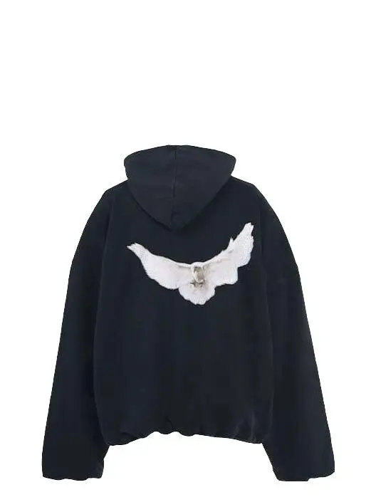 Yeezy X Balenciaga Dove Hoodie - Black