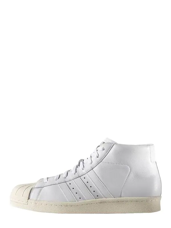Adidas Originals Pro Model Vintage High Top Sneakers - White/chalk