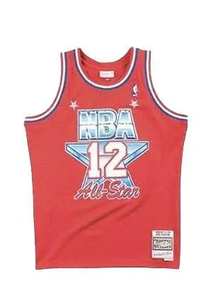 Mitchell & Ness X Nba All-star West Swingman Jersey 'john Stockton 12 - Orange