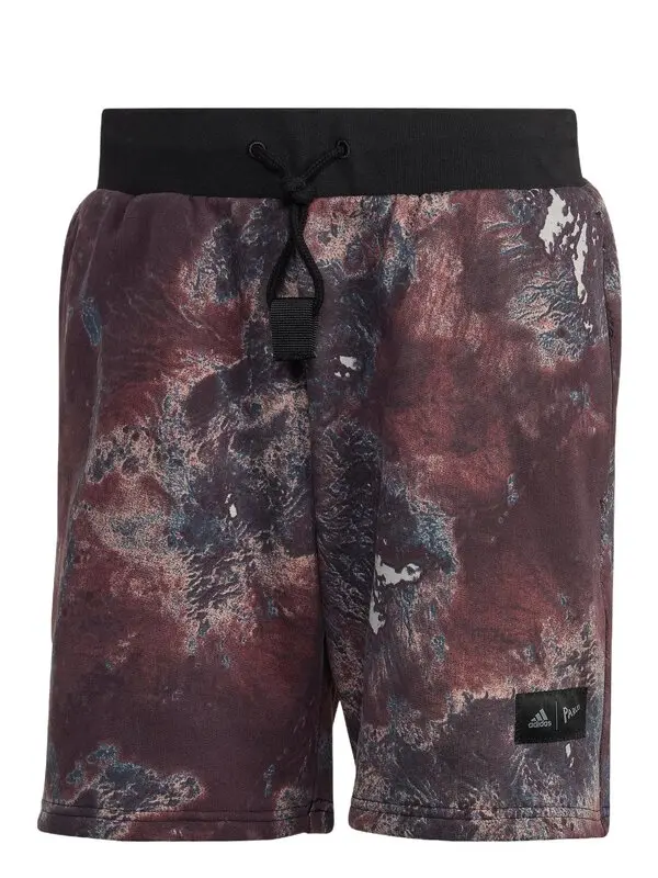 Adidas X Parley Crossover Printed Loose Fit Shorts - Multi-color