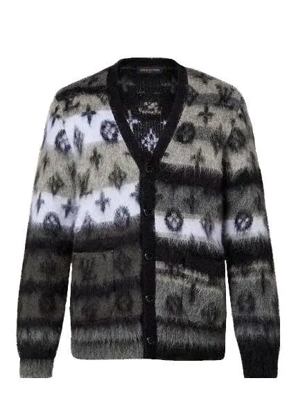 LOUIS VUITTON Monogram Mohair Cardigan - Multi-color