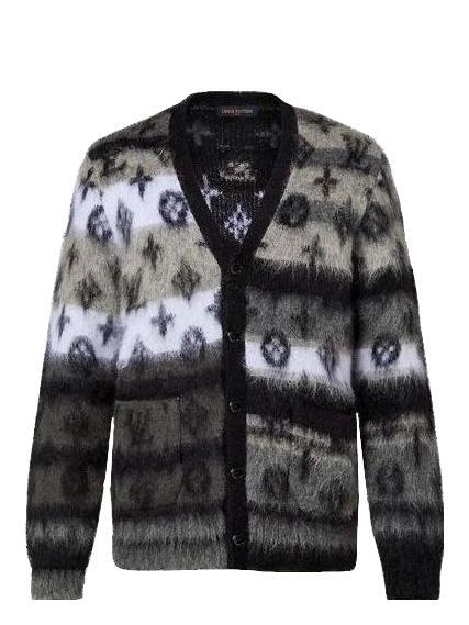 LOUIS VUITTON Monogram Mohair Cardigan - Multi-color