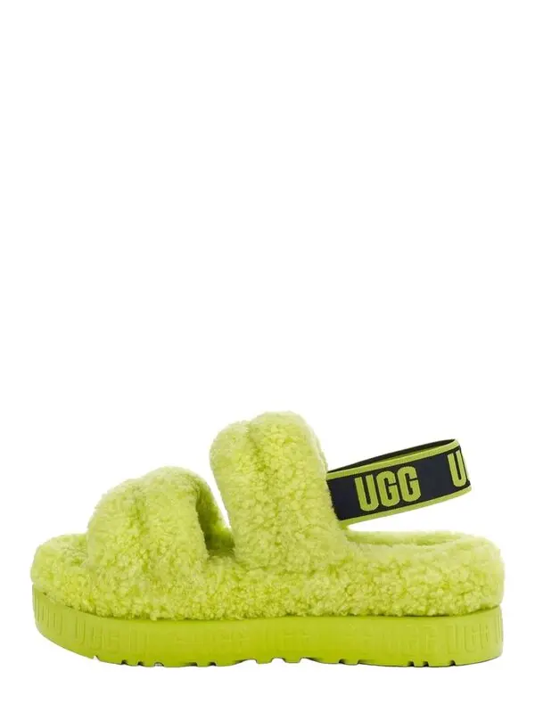 UGG Oh Fluffita Platform Sandals - Key Lime