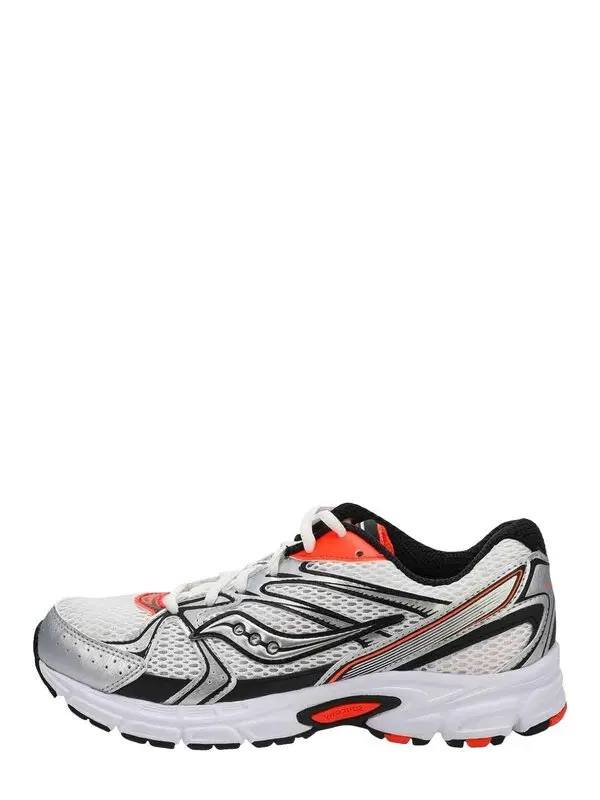 Saucony Ride Millennium Athletic Sneakers - White/silver/red
