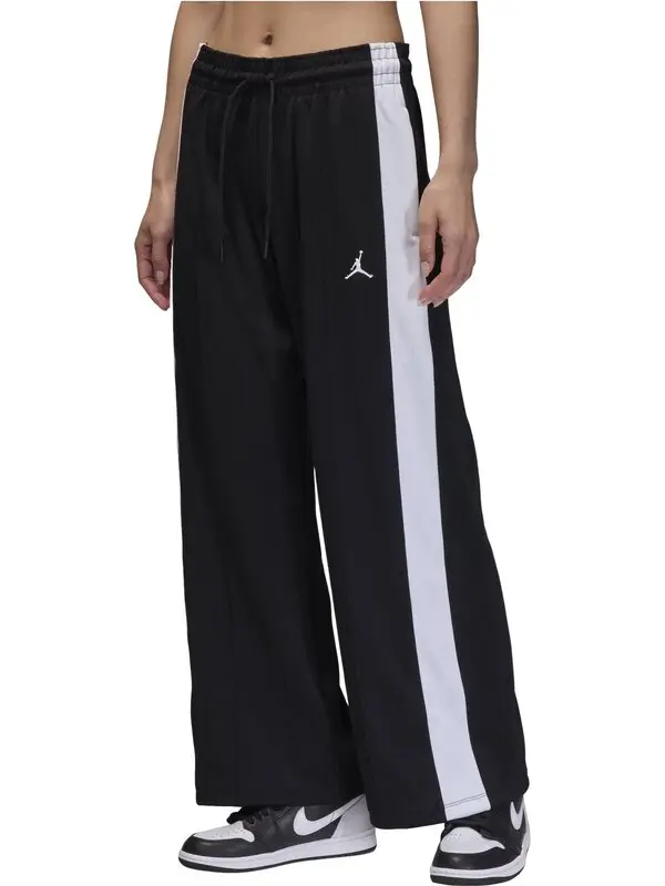 JORDAN Knit Track Pants - Black/white