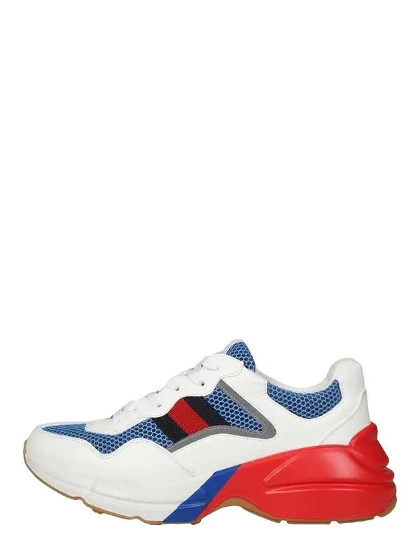 Gucci Rhyton Sneakers - White/red/blue