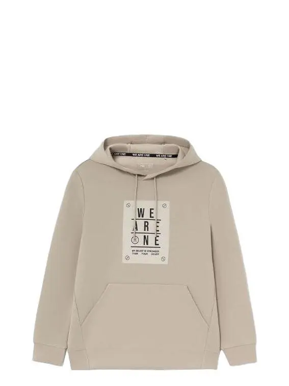 LI-NING Wade Series Printed Hooded Pullover - Brown