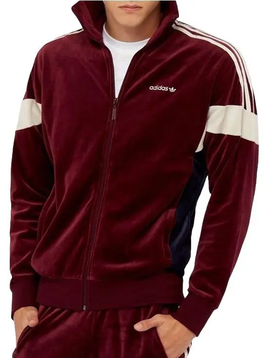 Adidas Originals Logo Track Jacket - Maroon