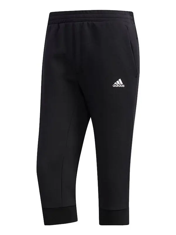 Adidas Ai Pt 34 3s Casual Sports Bundle Feet Cropped Pants - Black