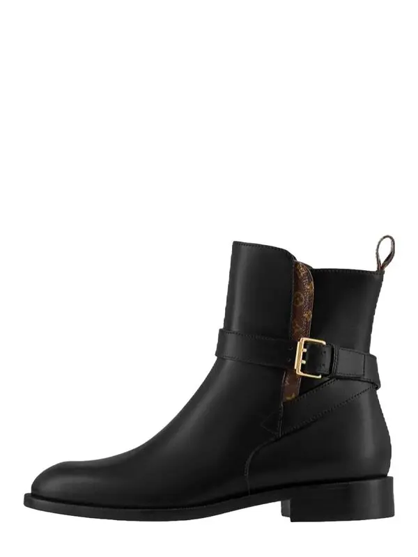 LOUIS VUITTON Westside Ankle Boots - Black/brown