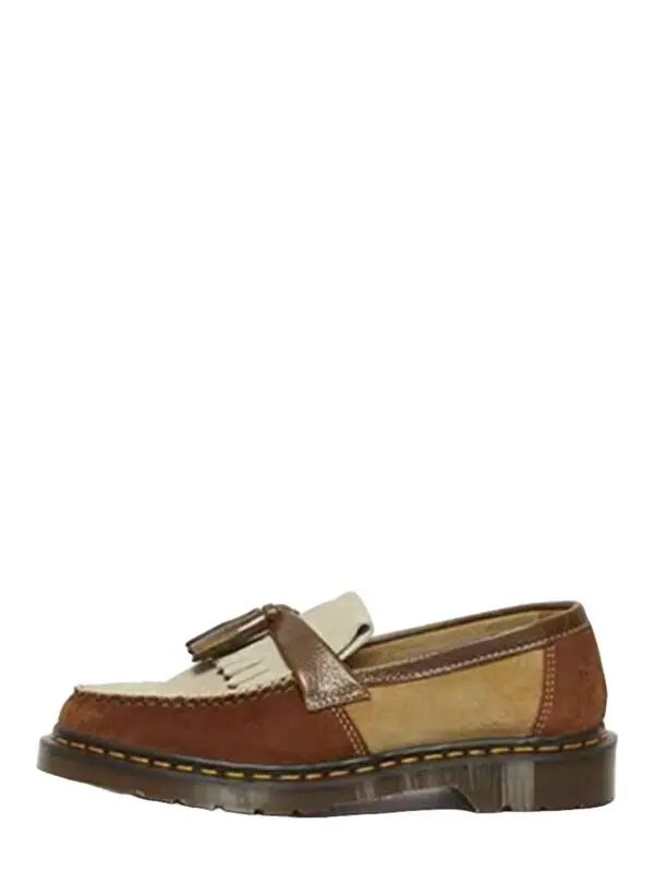 Dr. Martens Adrian Made In England Suede Tassel Loafers - Dark Brown