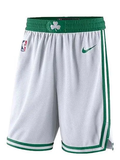 Nike Nba Boston Celtics Basketball Shorts - White