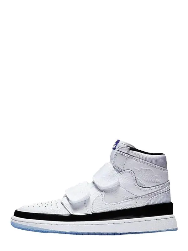 JORDAN 1 Retro High Double Strap Sneakers - White/dark Concord-black