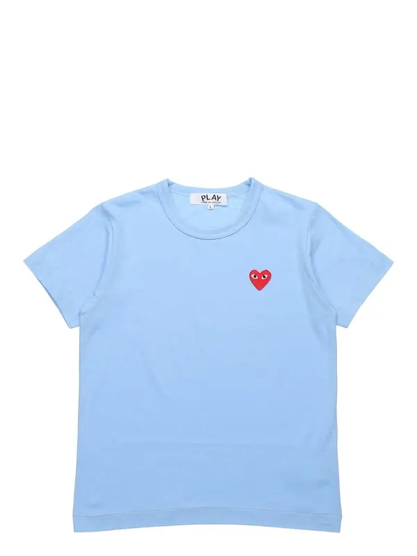 Play Comme Des Garcon Small Logo T-shirt - Blue