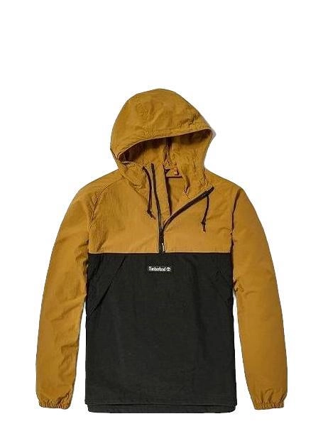 Timberland Pullover Windbreaker Jacket - Brown/black