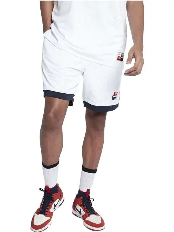 Nike Logo Basketball Shorts - White/black