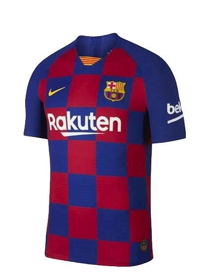 Nike Fc Barcelona 19/20 Vapor Home Player Version Jersey - Blue/red