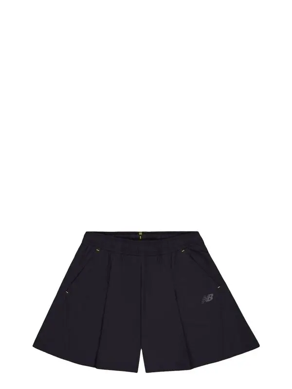 NEW BALANCE Small Nb Logo Woven Shorts - Black