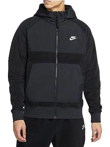 Nike Contrast Color Stitching Hooded Jacket - Default Color