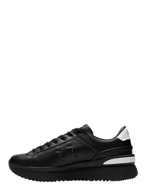 Onitsuka Tiger Lawnship Pf Platform Sneakers - Black/silver