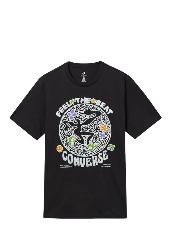 CONVERSE Abstract Dance Tee Asia Sizing - Black