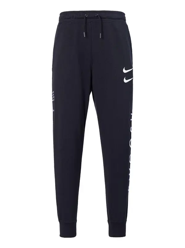 Nike Swoosh Logo Tracksuit Bottoms - Black