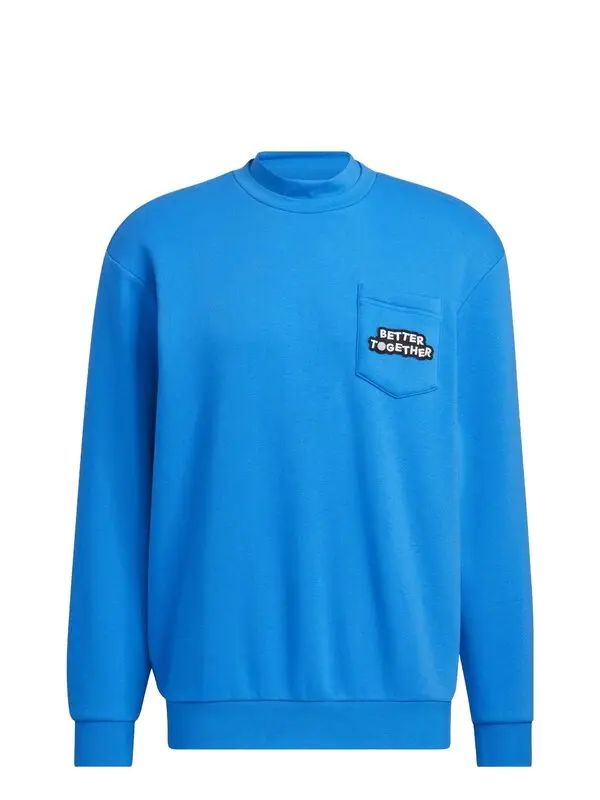 Adidas Originals X Sesame Street Crewneck Sweatshirt - Blue