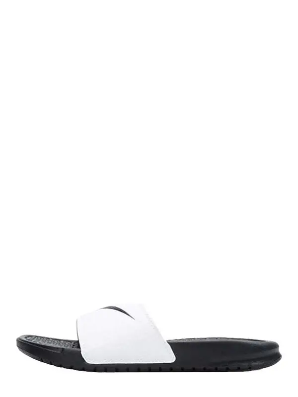 Nike Benassi Swoosh Slides - Black/white