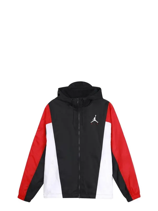 JORDAN Colorblock Hooded Woven Jacket - Multi-color