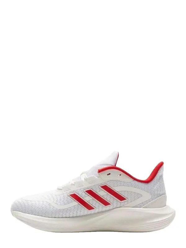 Adidas All Day Essential Lace-up Sneakers - White/red