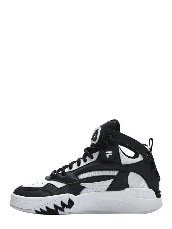 FILA FUSION Desperado Vintage High Top Sneakers - White/black