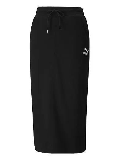 PUMA Classics Drawstring Midi Skirt - Default Color
