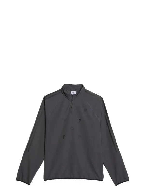 Adidas X Pop Trading Company Thermal Long Sleeve Pullover - Grey