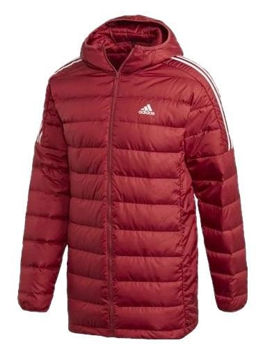 Adidas Winter Long Down Parka With Hood - Red