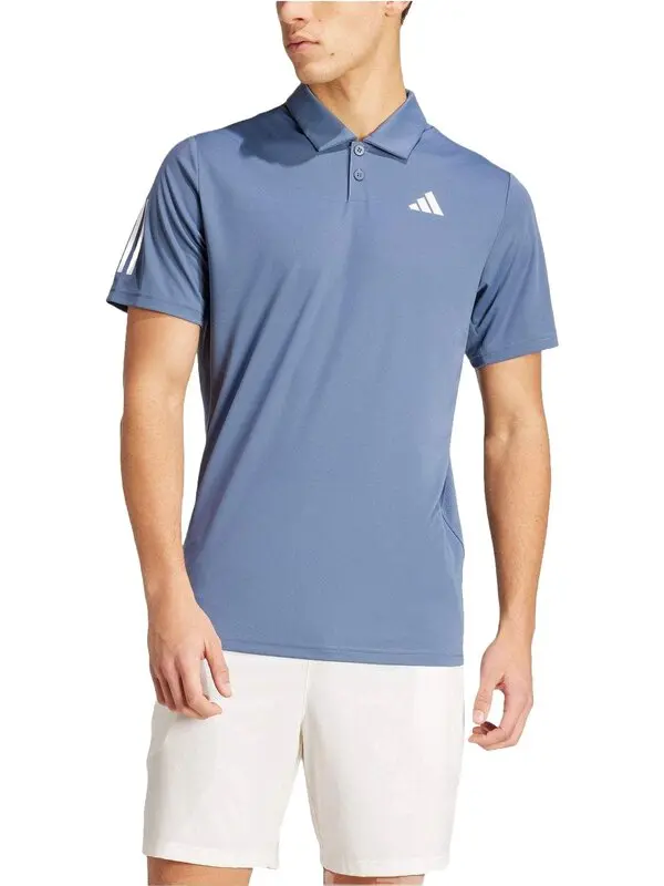 Adidas Club 3-stripes Polo Shirt Asia Sizing - Blue