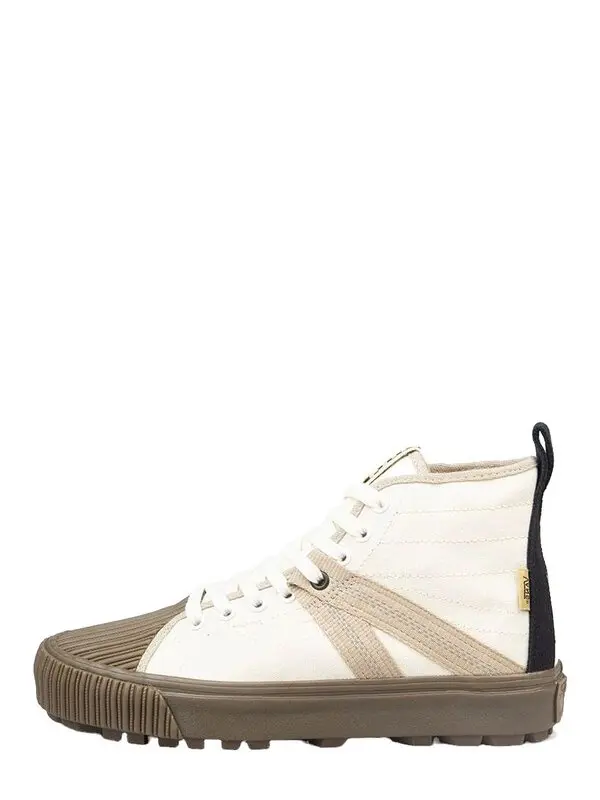 VANS Taka Hayashi X Sk8-hi Decon V Lug High Top Sneakers - White/brown