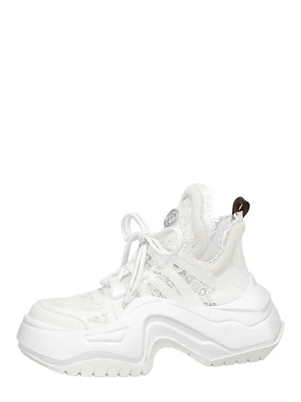 LOUIS VUITTON Archlight 2.0 Platform Sneakers - White/brown