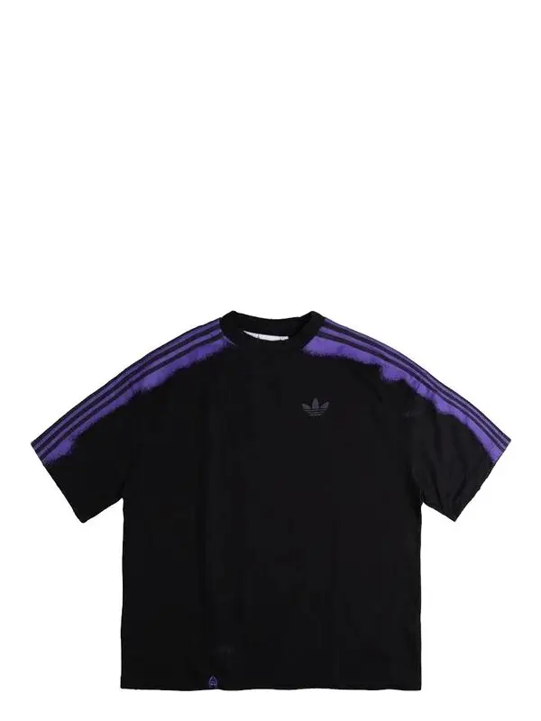 Adidas Youth Of Paris Tee 'grey Purple - Carbon/purple