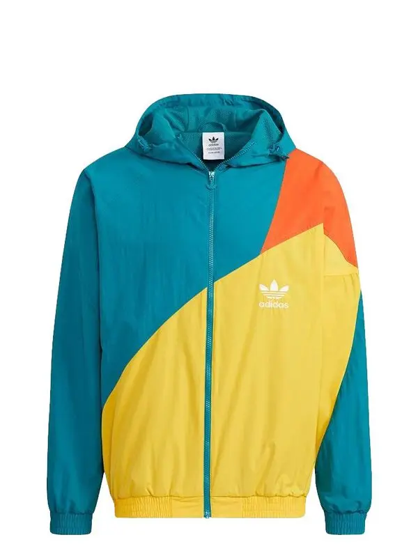 Adidas Originals Colorblock Hooded Track Jacket - Multi-color