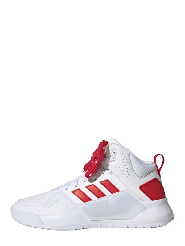 Adidas Neo Play9tis 2.0 High Top Sneakers - White/red